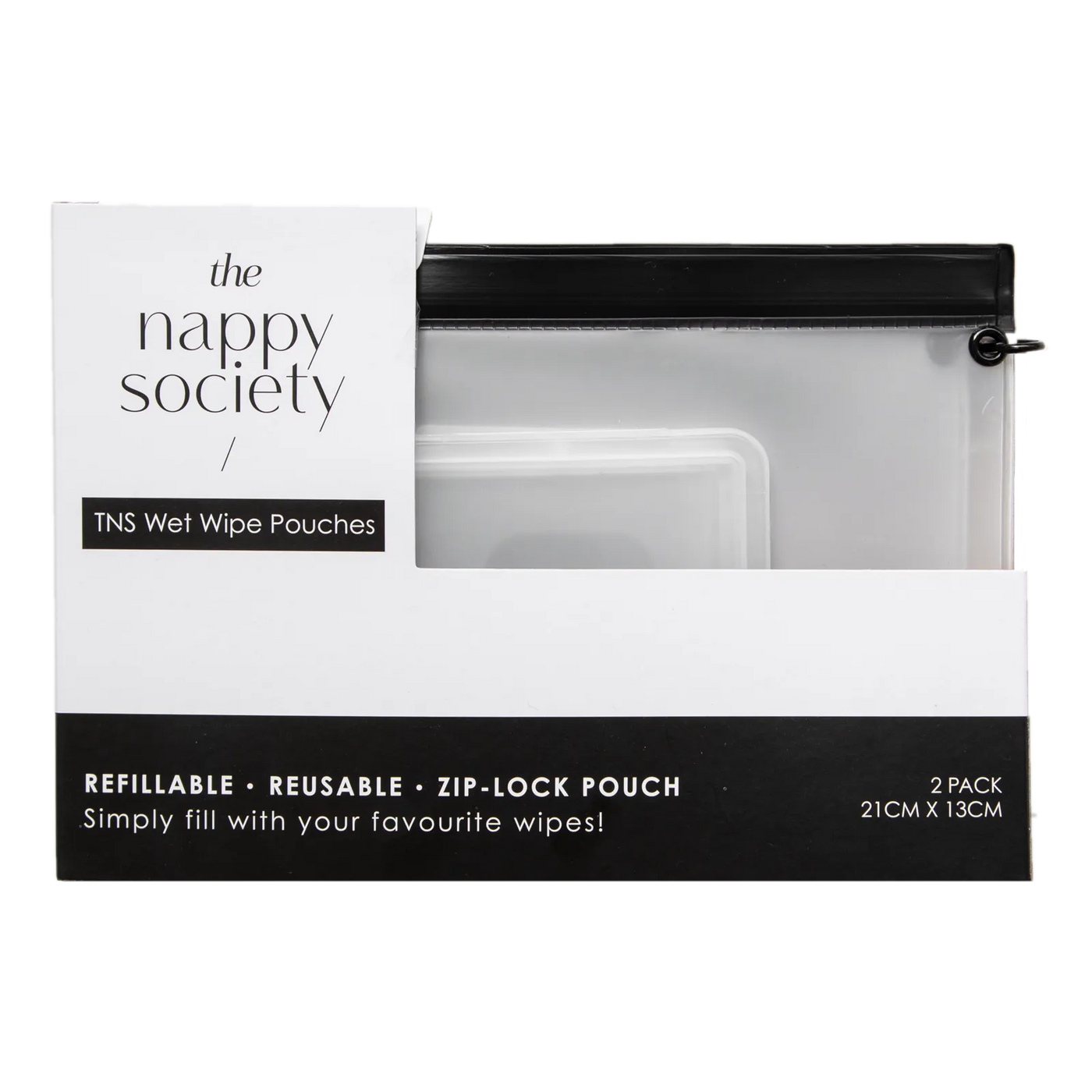 The Nappy Society Reusable Wet Wipe Pouches | Baby Wipes Pouch